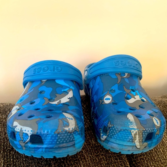 CROCS | Shoes | Crocs Classic Shark Clog | Poshmark